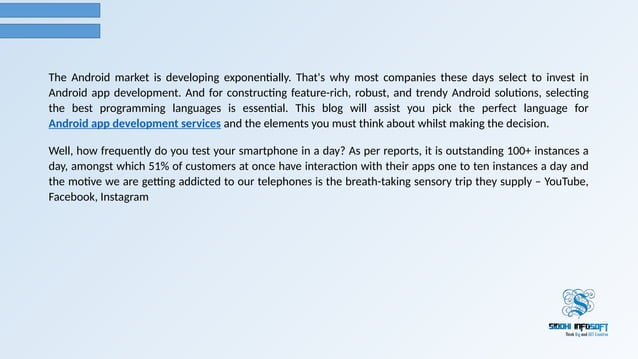 5 Best programming languages for android app development in 2025 ...
