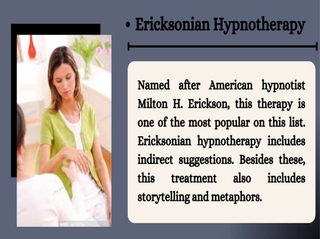 5 best types of hypnotherapy | PPT