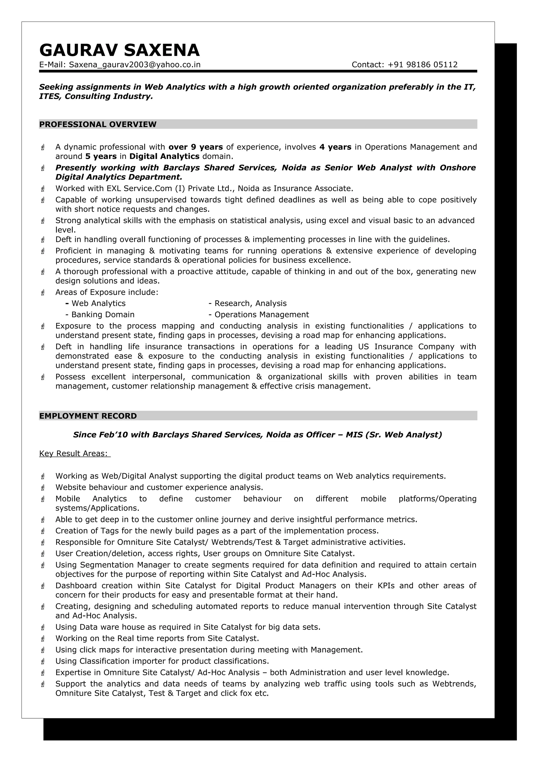 Resume_Gaurav Saxena | DOC