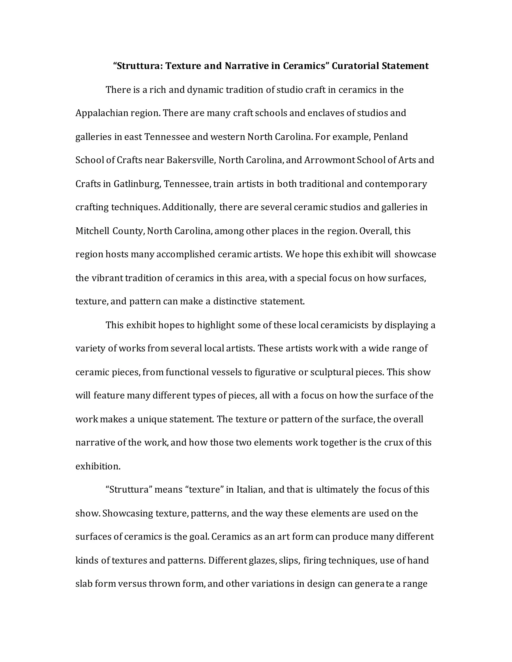 ‘Struttura curatorial statement | DOCX