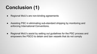 Regional MOU on Port State Control | PDF