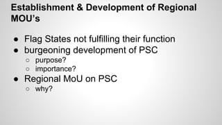 Regional MOU on Port State Control | PDF