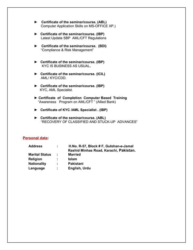 CV-Rafique | PDF