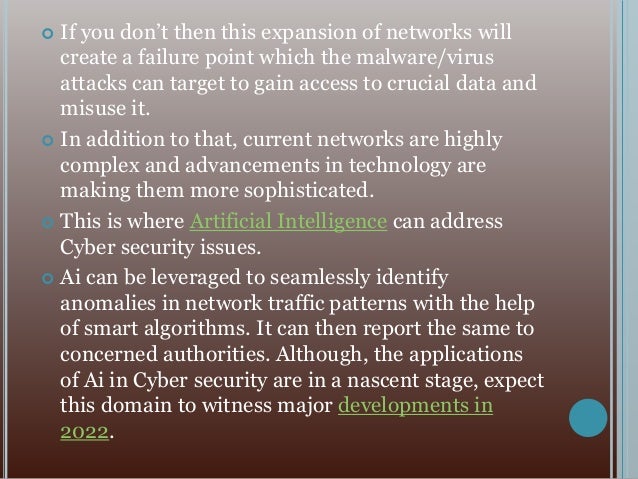 5 biggest artificial intelligence trends in 2022 | PPT