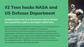 5 biggest cyber attacks and most famous hackers | PDF