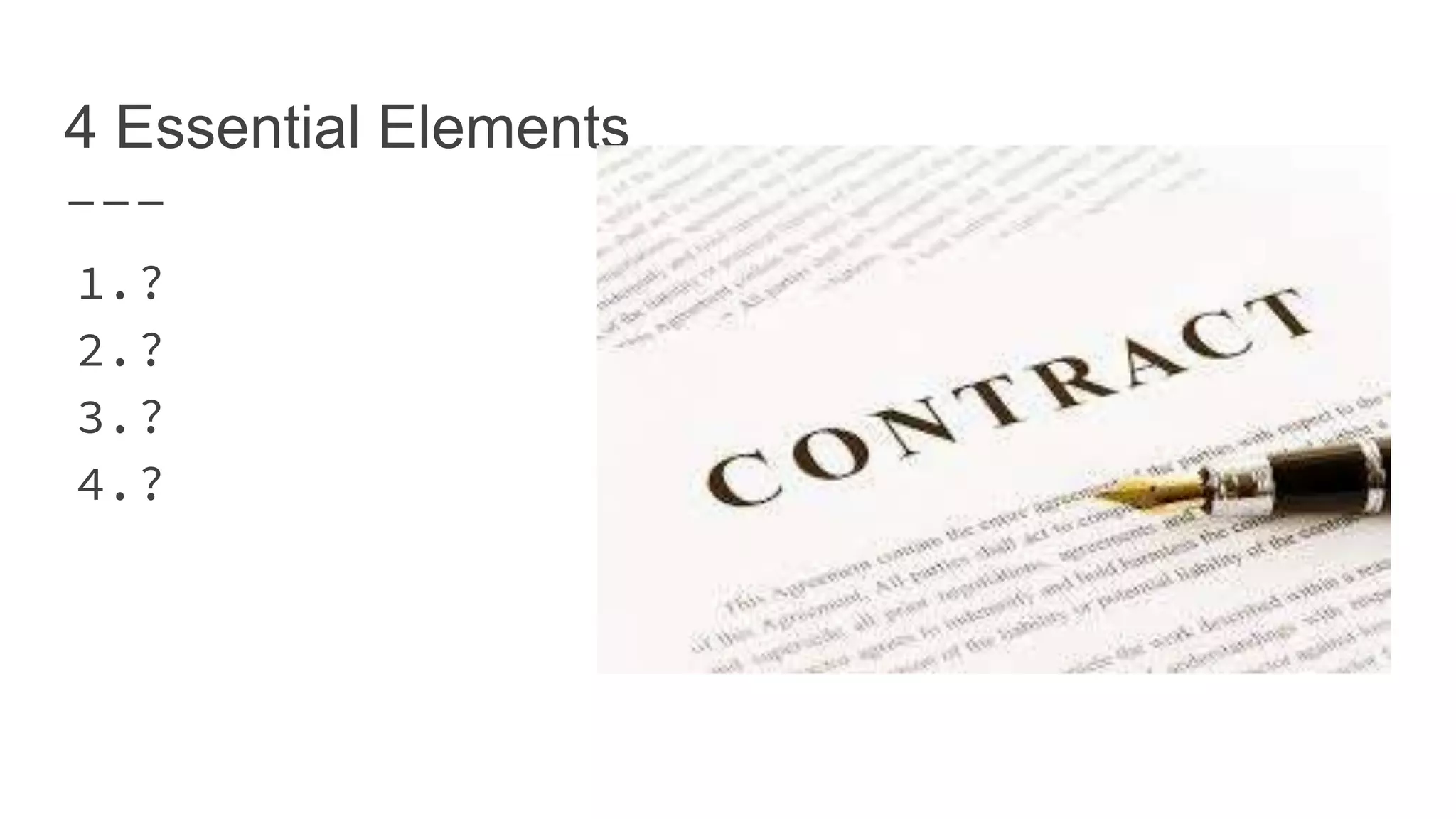 Overview of Contract Law | PPTX