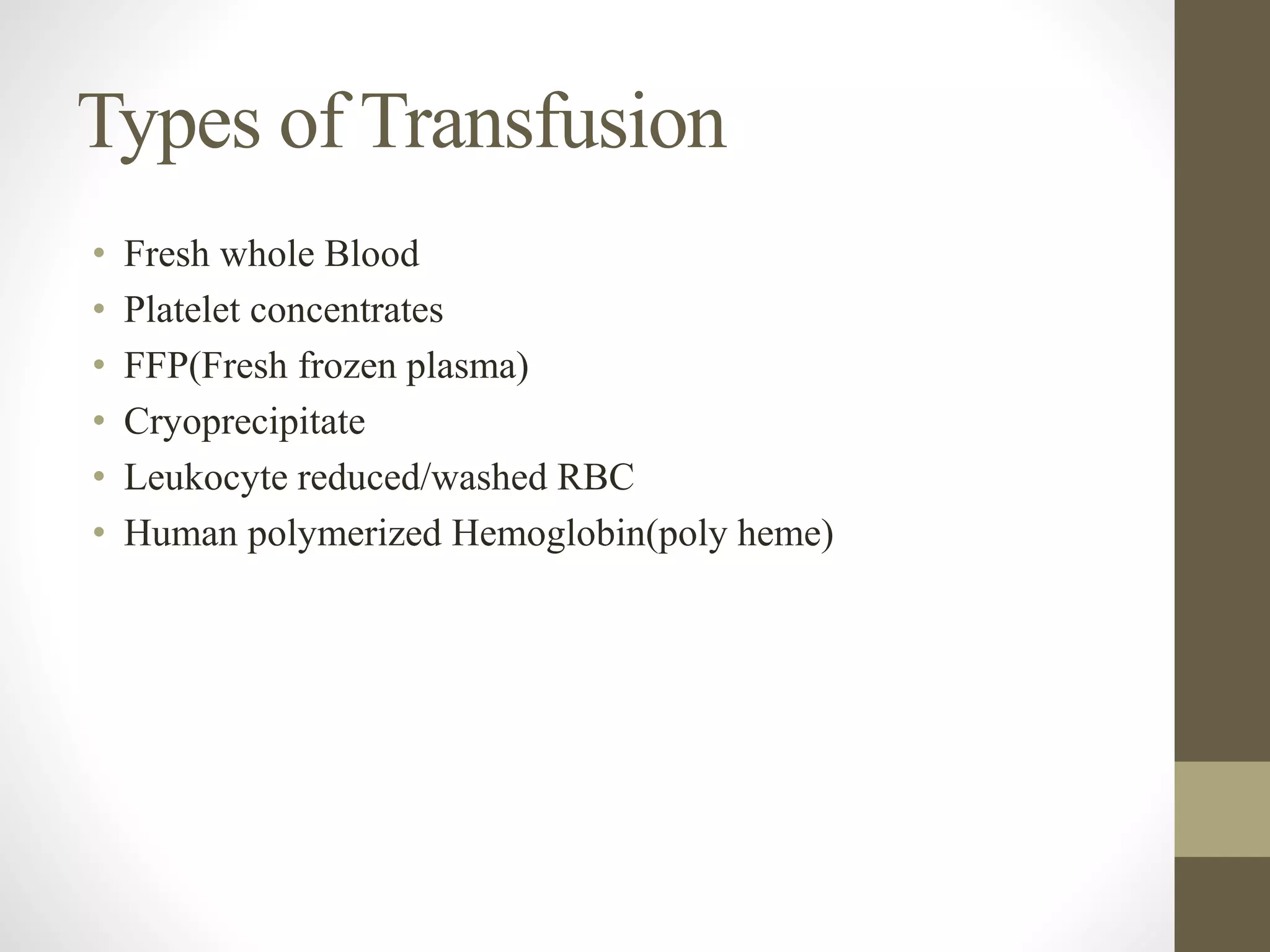 5 blood trasfusioin and its hazards | PPTX