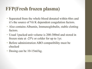 5 blood trasfusioin and its hazards | PPTX