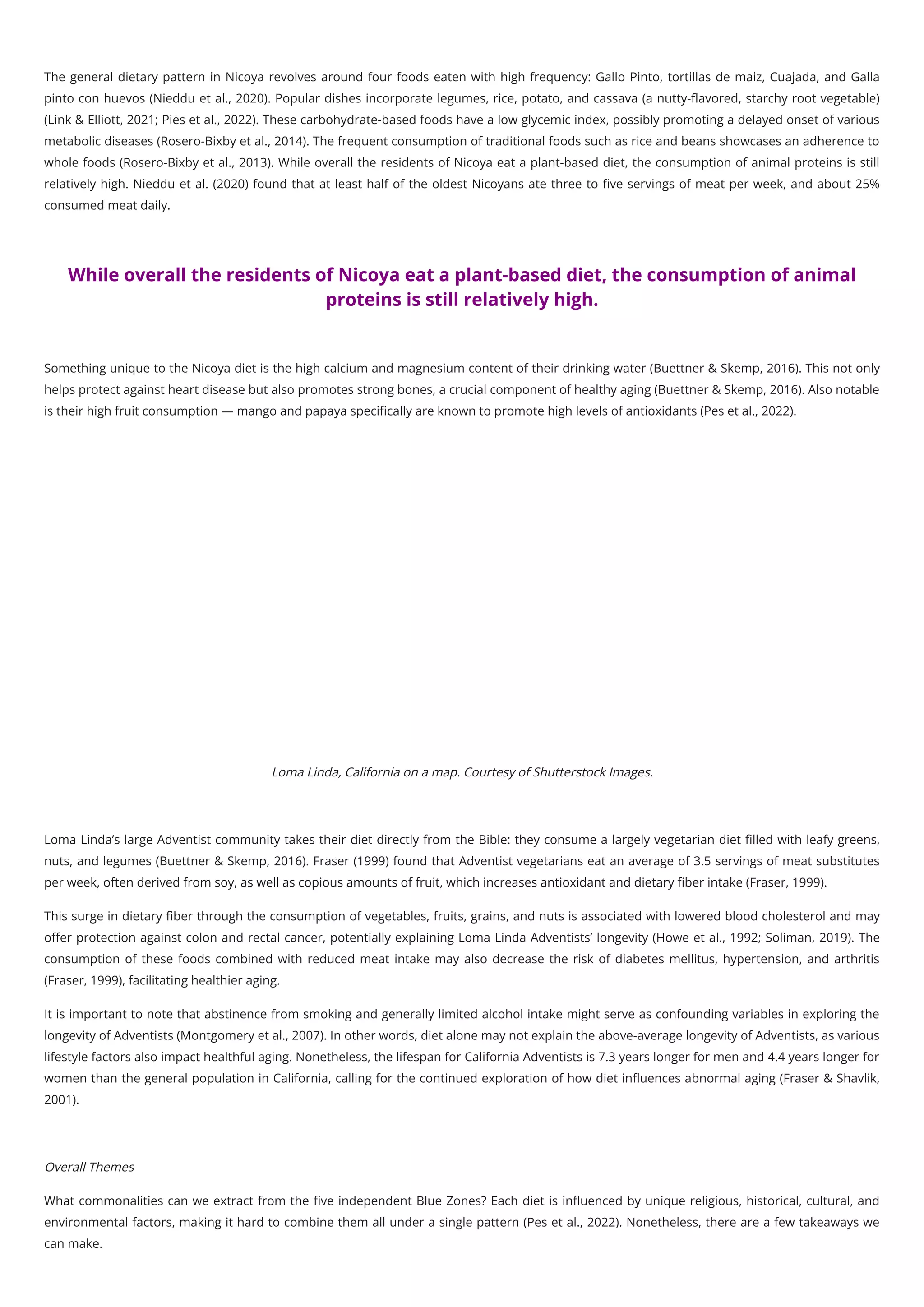 Blue Zones and Their Role in the Diet-Mental Health Relationship | PDF