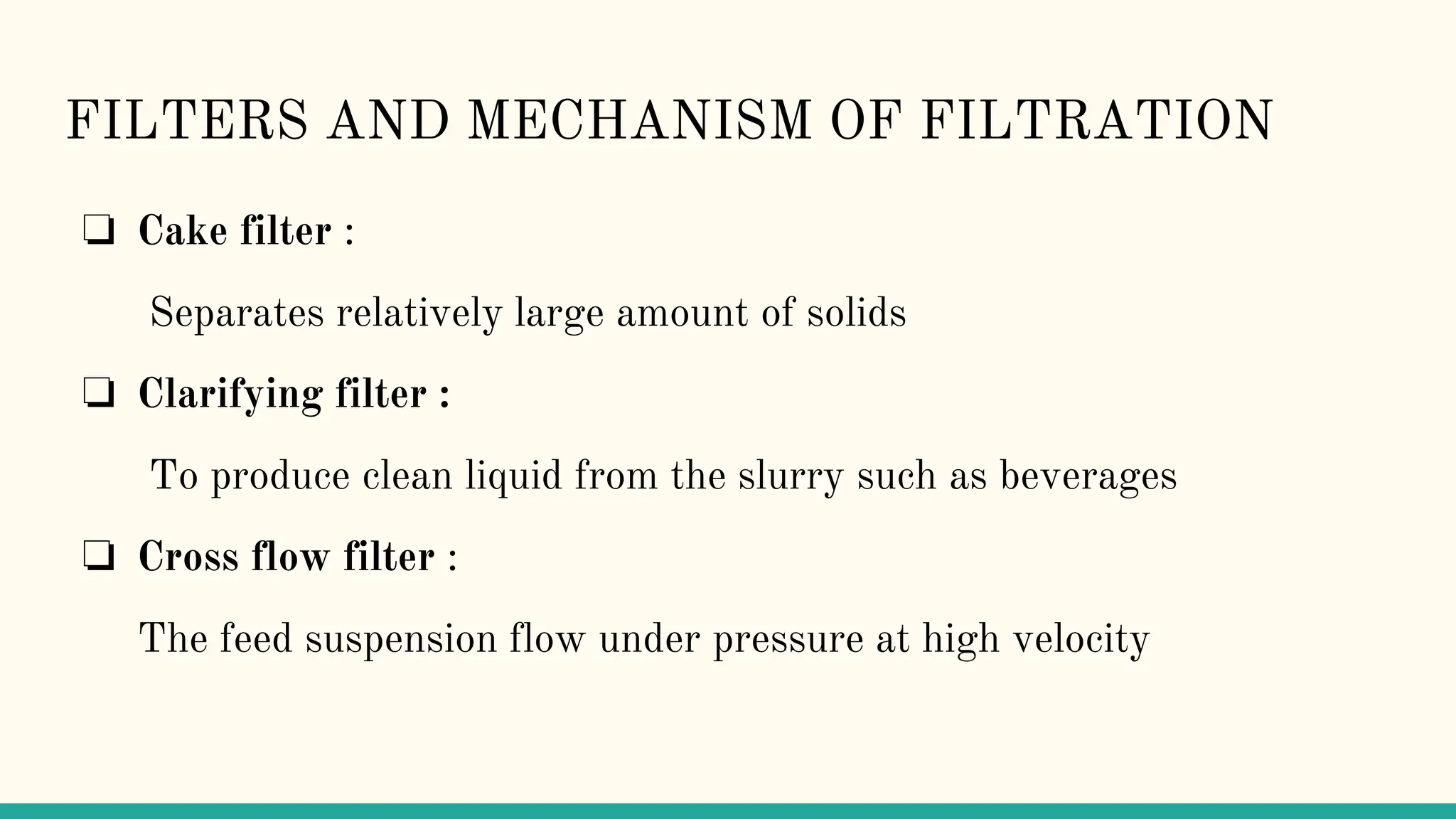 FILTRATION AND TYPES OF FILTRATION . pptx | PPTX