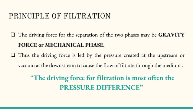 FILTRATION AND TYPES OF FILTRATION . pptx | PPTX | Chemistry | Science