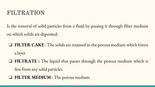 FILTRATION AND TYPES OF FILTRATION . pptx | PPTX