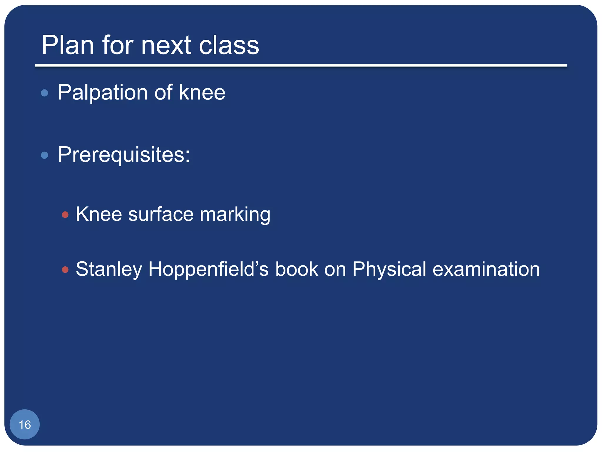 5b observation of Knee Joint | PPTX