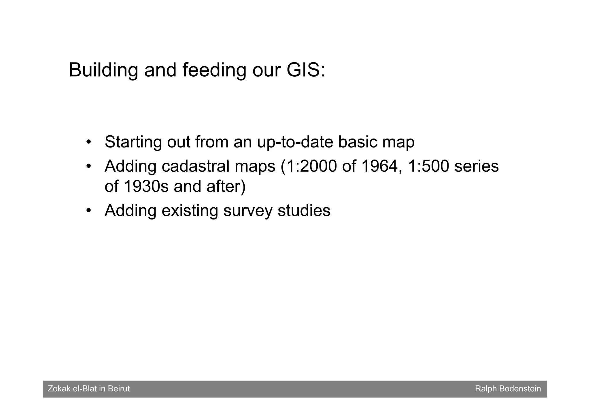 Experience with GIS for collaborative historical urban research: The ...