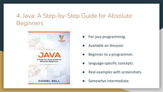 5 books for absolute programming beginners | PPT