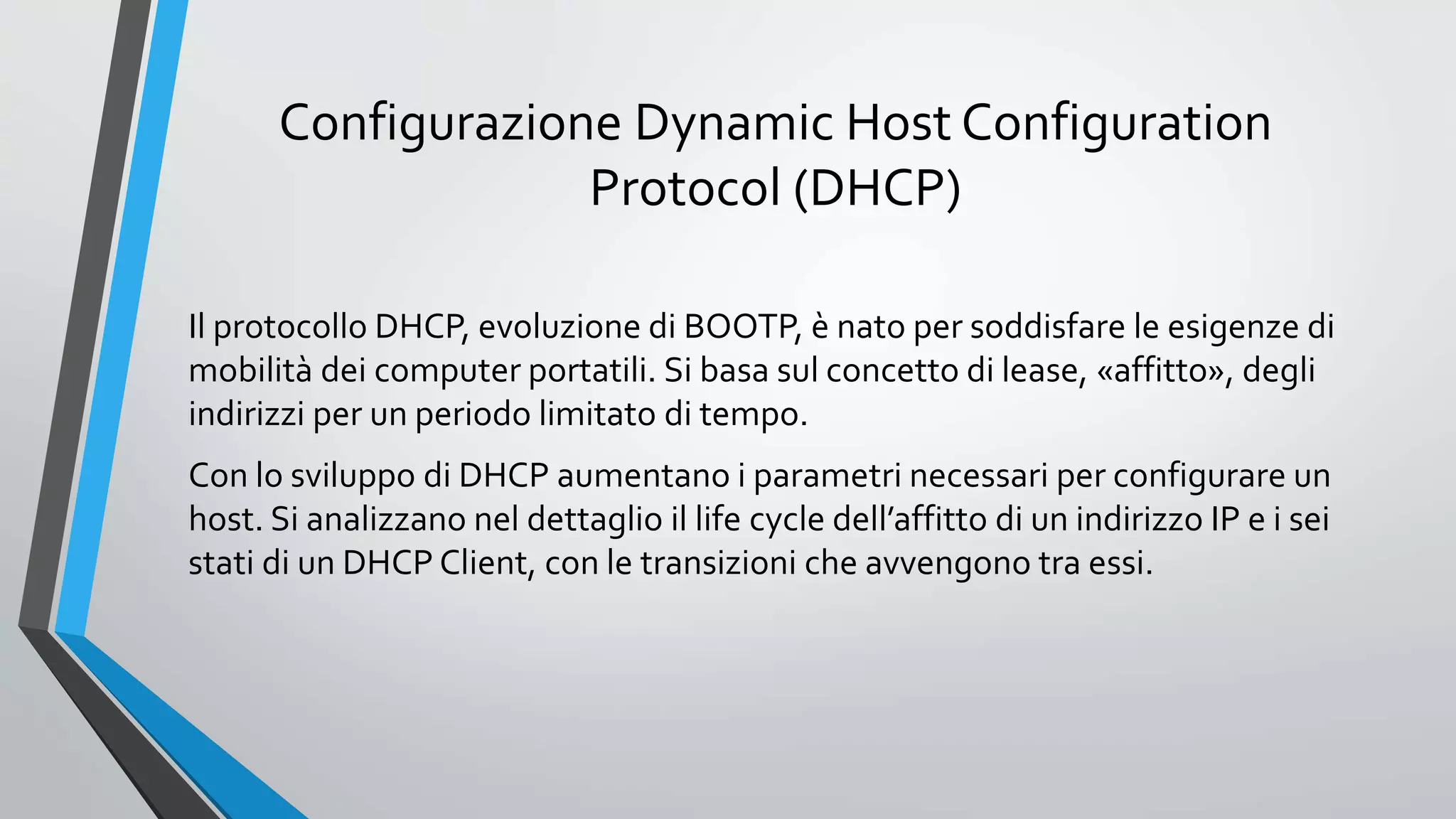 bootp e dhcp sistemi e reti 2018/19 | PPTX