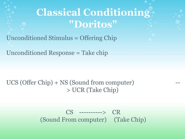 Practical Demos of Conditioning | PPTX | Science