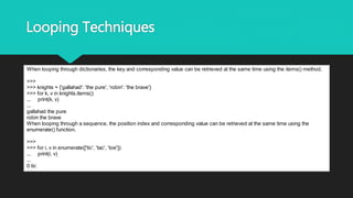 Python data structures | PPT