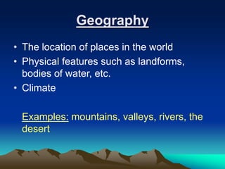 5 branches of social studies | PPT