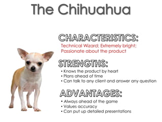 5 breeds of sales dogs | PPTX