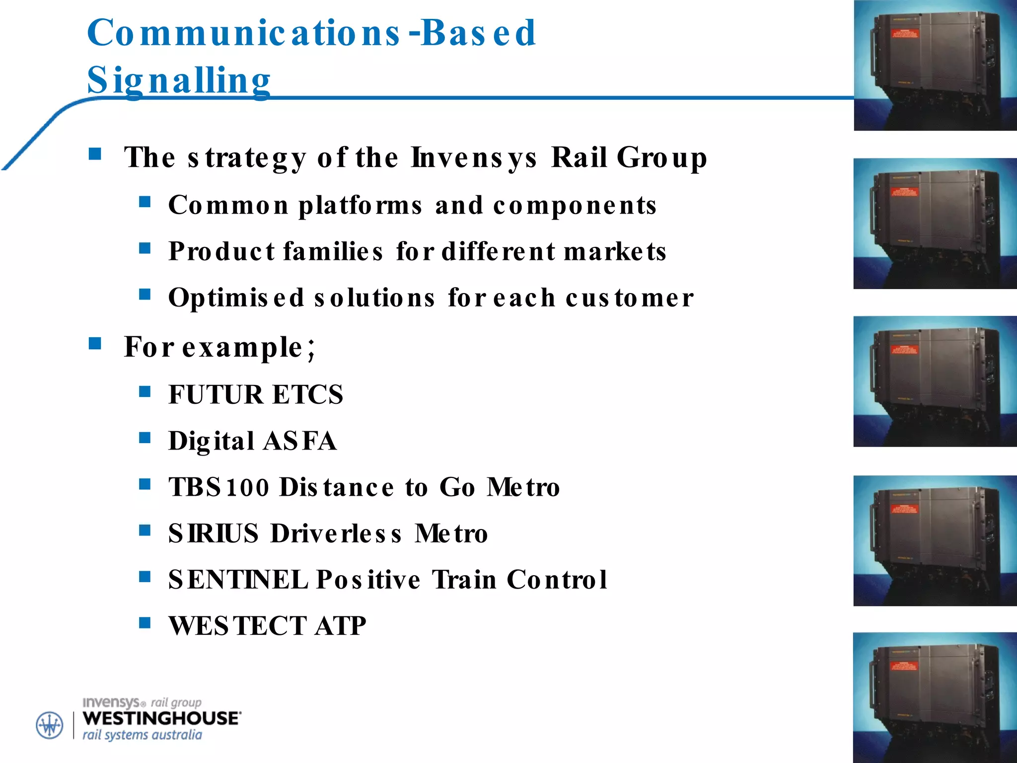 Communications-Based Signalling Strategies | PPT