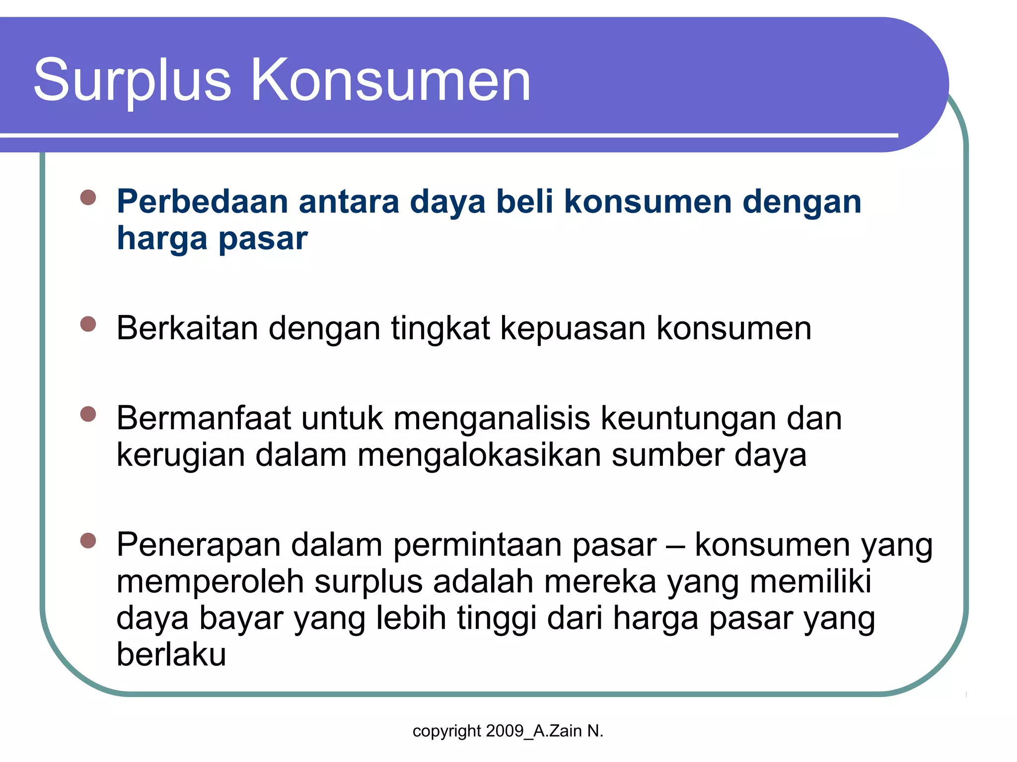 surplus produsen dan konsumen | PPT