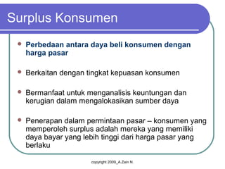 surplus produsen dan konsumen | PPT