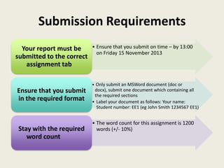 5 bus1085 lecture 4 - career report assignment requirements | PPT