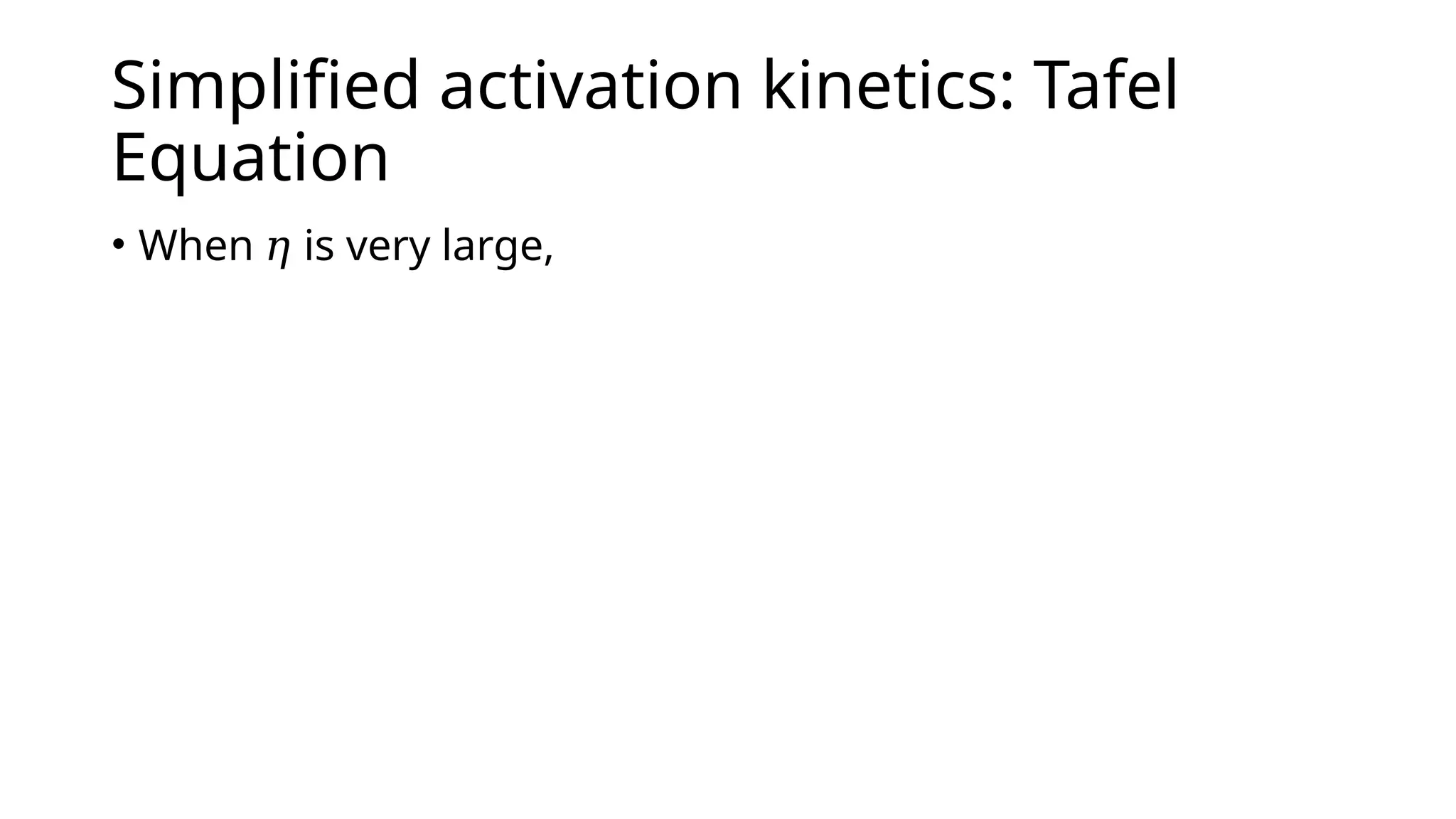 5 Butler Volmer equation derivation notes | PPTX