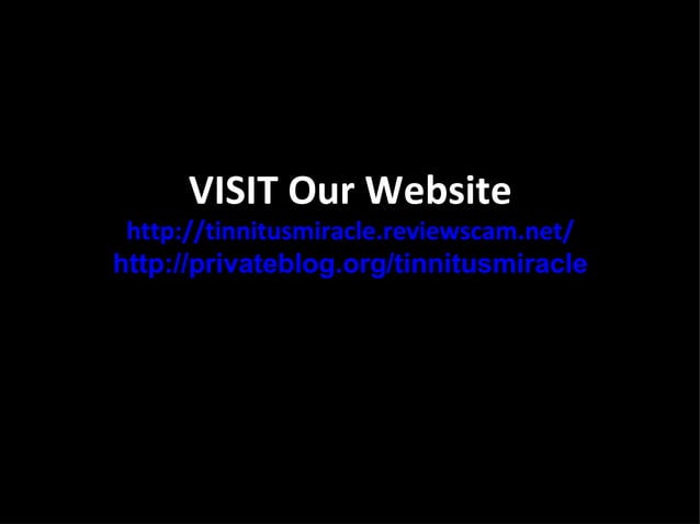 Buzzing noise in ears | PPT