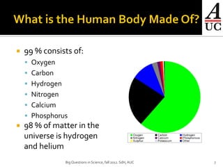 8 What Is the Human Body Made Of? | PDF