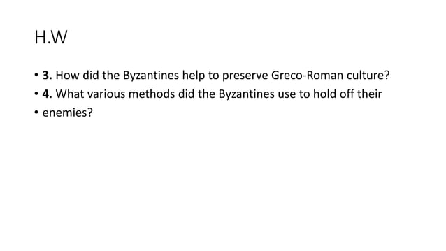 World history Byzantine Empire grade 10.pptx | Religion & Spirituality
