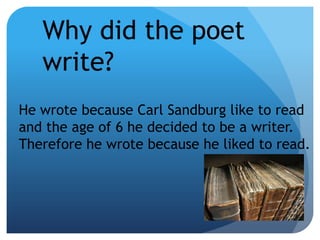 5C Carl Sandburg | PPTX