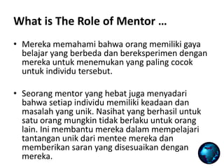 Evaluate Mentoring Relationship _ Materi Training "MENTORING SKILLS" | PPTX