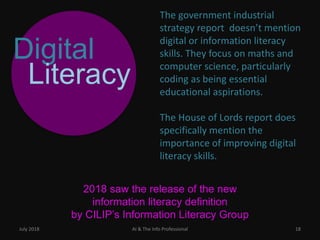 Artificial Intelligence: What is it? Where do information professionals ...