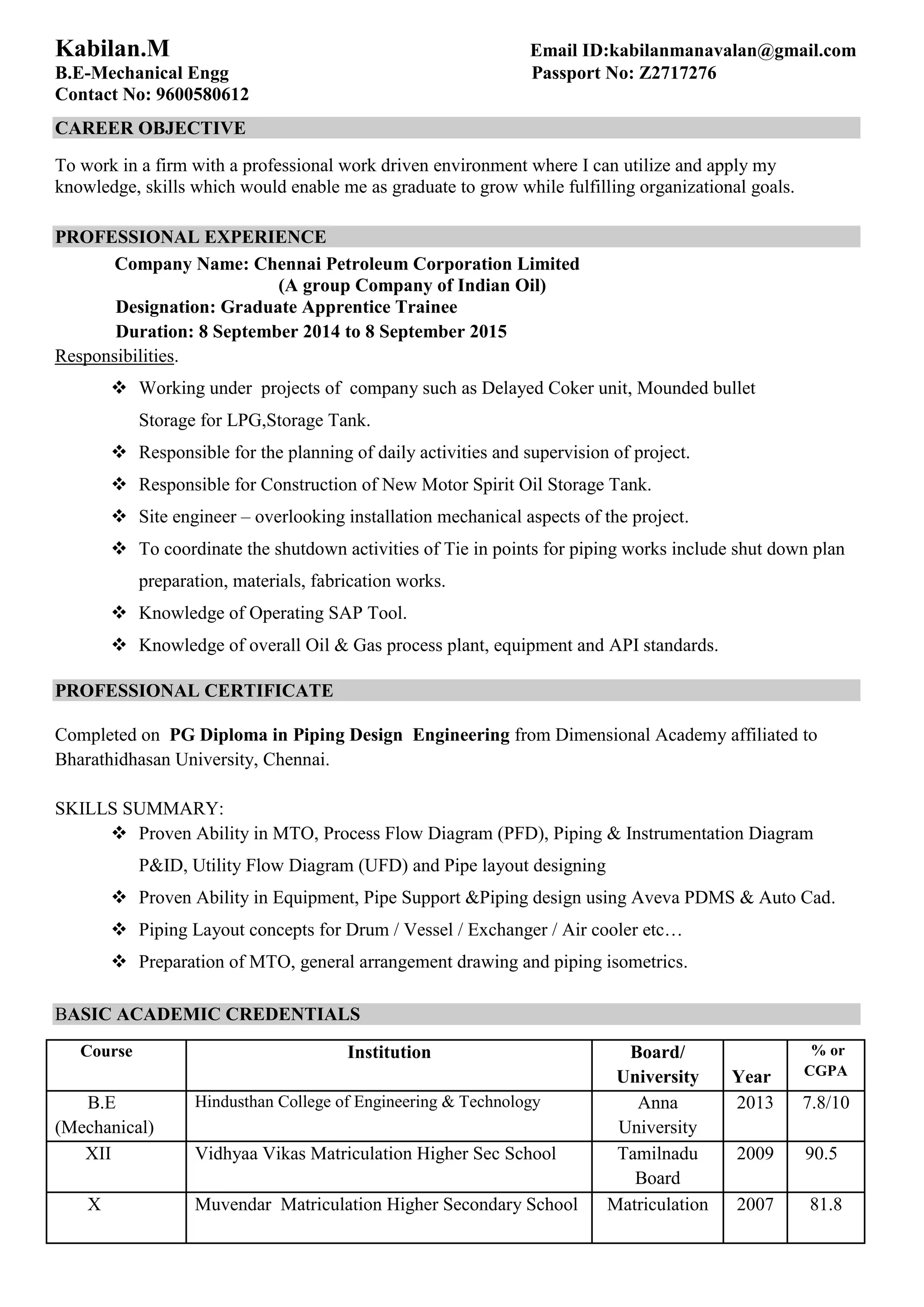 Kabilan 1yearedit | PDF