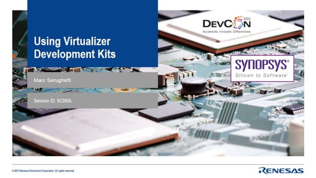 Using Virtualizer Development Kits | PPTX | Automotive Industry ...