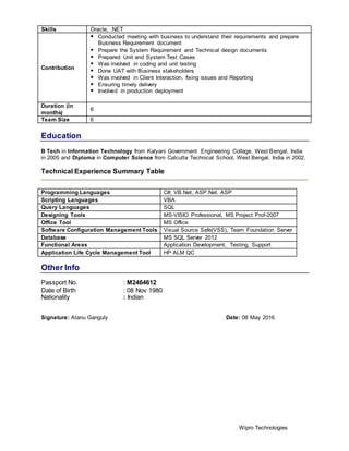 Resume_Atanu_Ganguly | PDF