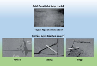 identifikasi retak retak pada aspal dan solusi perbaikan.PPT