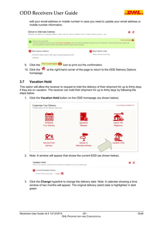 ODD Receivers User Guide v 0.4 | PDF