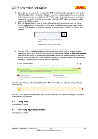 ODD Receivers User Guide v 0.4 | PDF