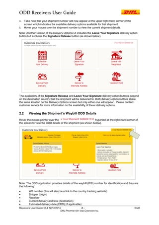 ODD Receivers User Guide v 0.4 | PDF