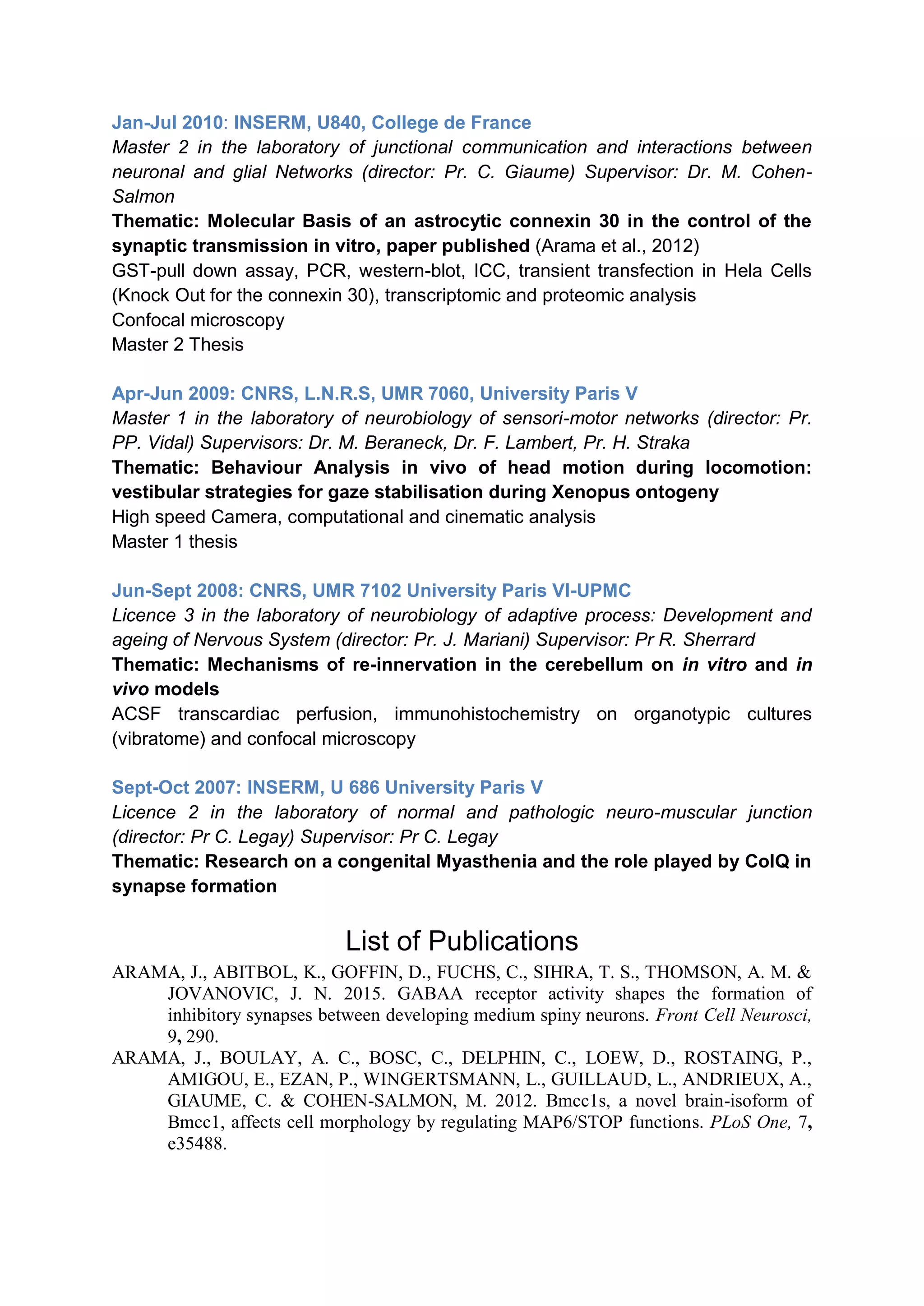 Jessica Arama-CV-final | PDF