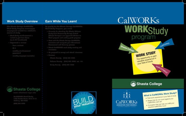 CalWORKs Brochure Student | PDF