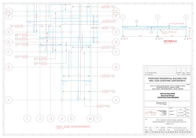 JPE1000SDLA6BRF002_00-RAFT SLAB REINFORCEMENT(7) | PDF