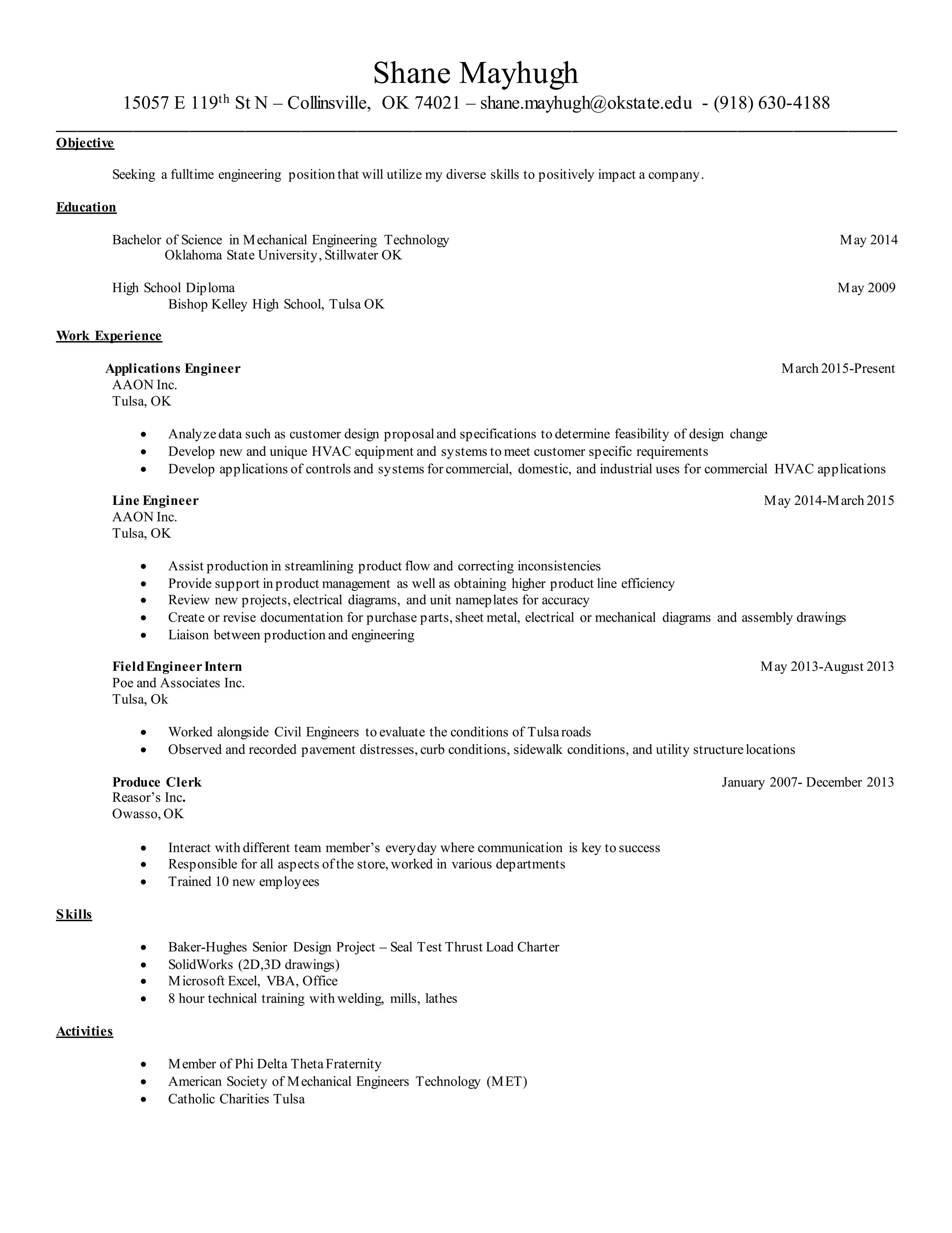 Shane Resume | PDF