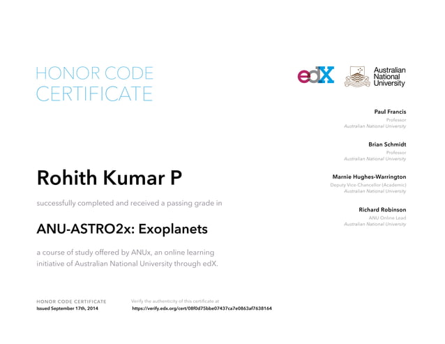 ANU Exoplanets | PDF