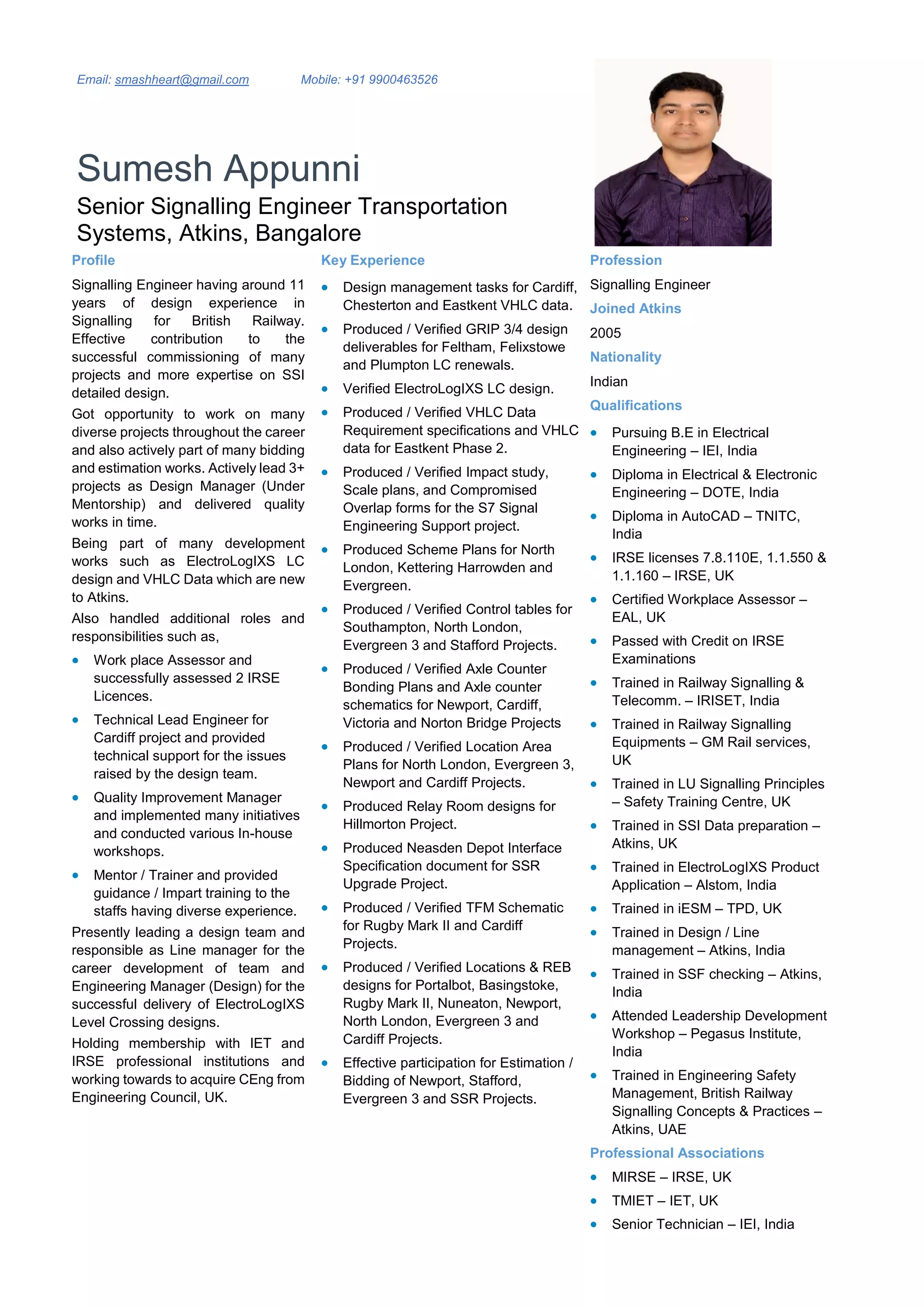 Sumesh_Appunni_CV | PDF