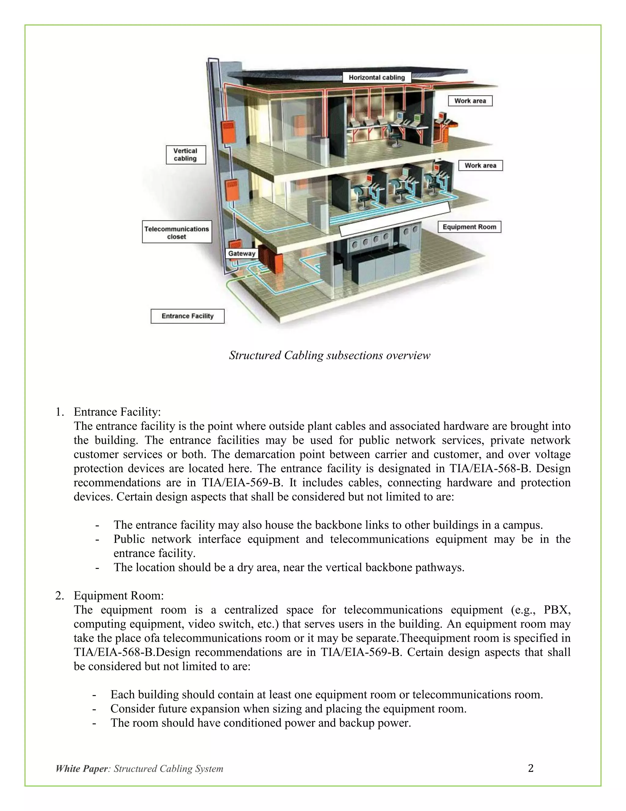 Structured Cabling Solution - White Paper | PDF