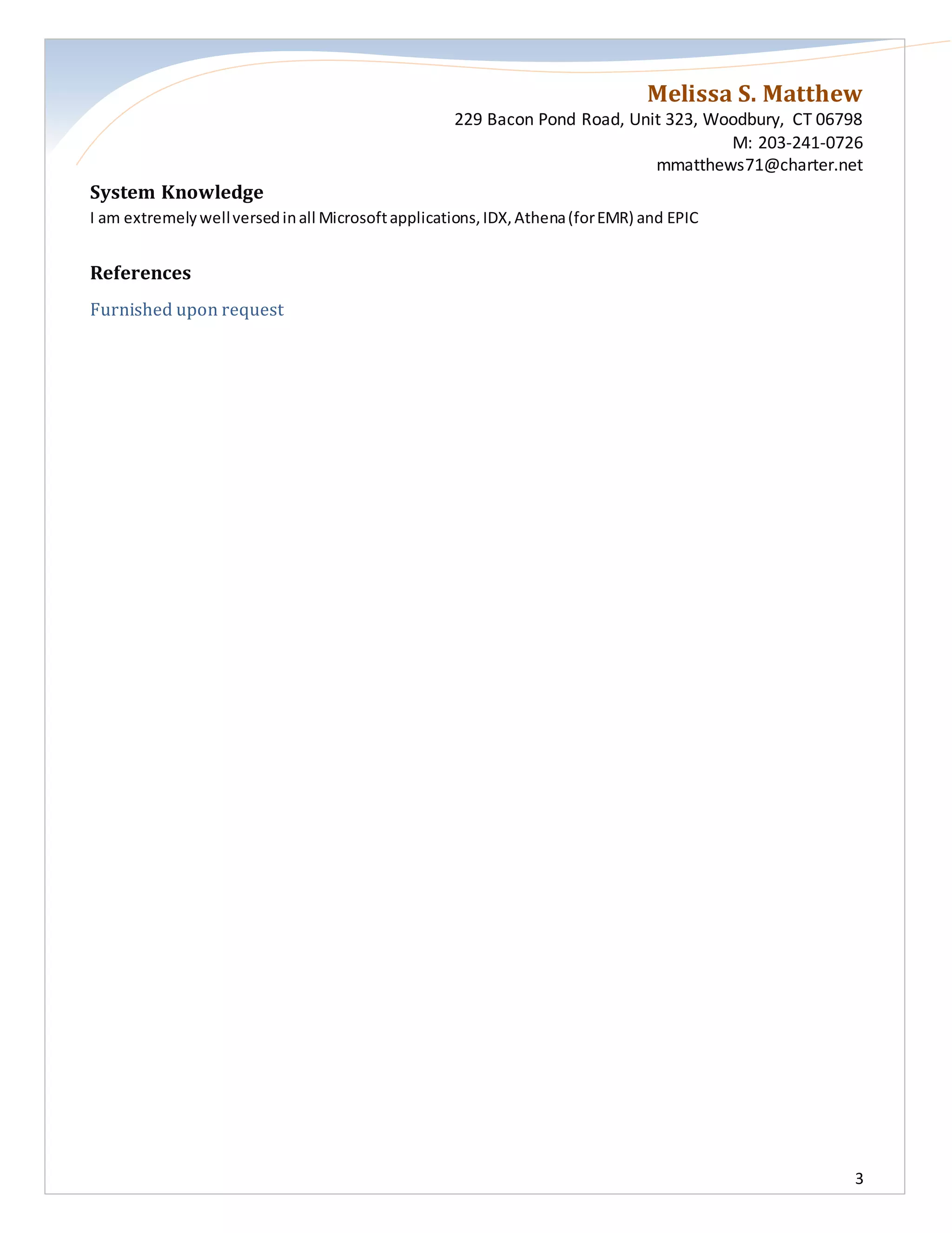 melissa resume (1) | DOCX